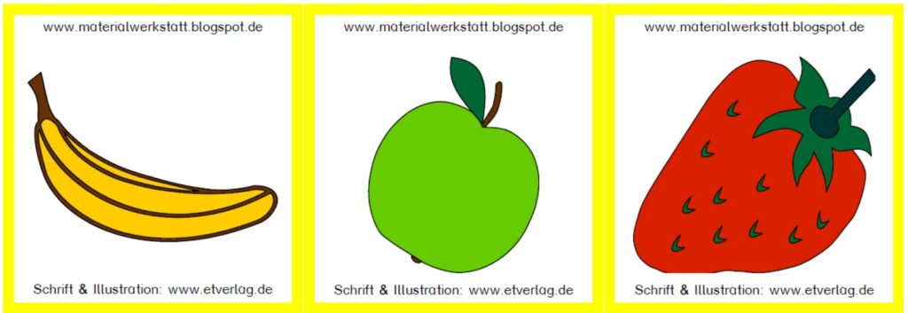 Wortschatz Obst und Gemüse – Materialwerkstatt
