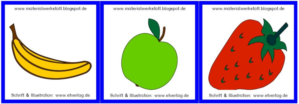 Wortschatz Obst und Gemüse – Materialwerkstatt